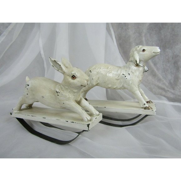 Decor | Accents | Melrose Rabbit And Lamb Rocker Set Of 2 French ...